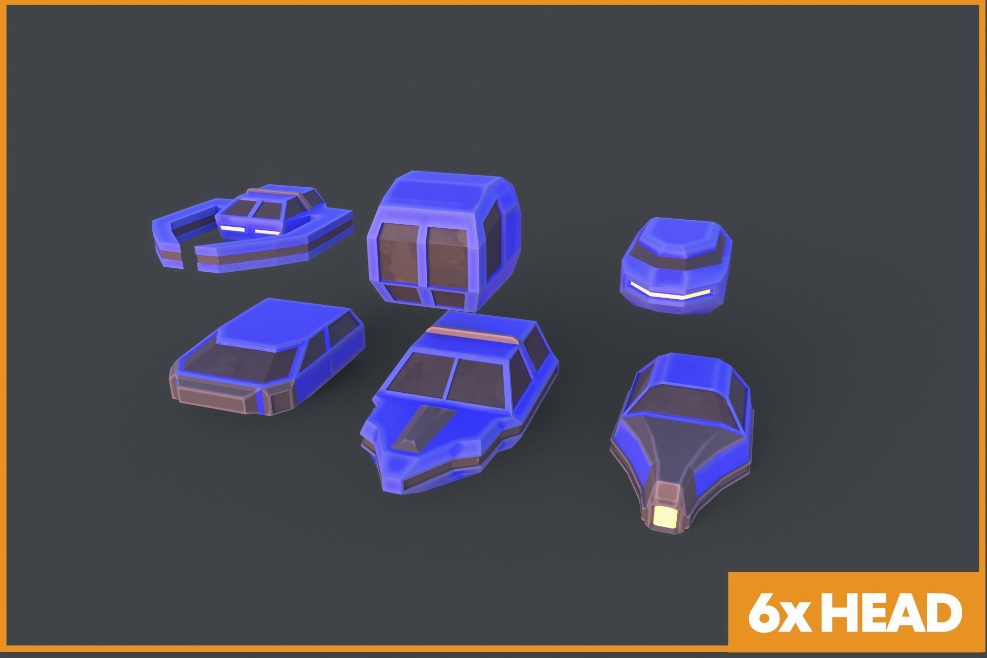 Modular SCI-FI Space ships 3D model | CGTrader