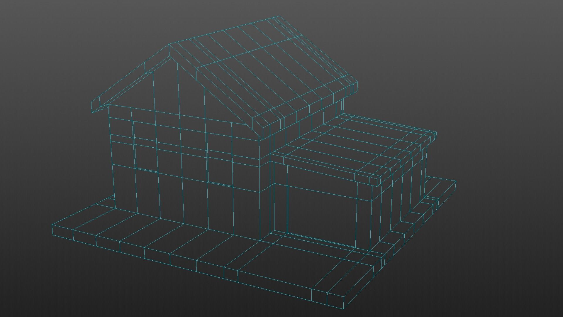 3D model 8 Lowpoly Houses 3d model VR / AR / low-poly | CGTrader