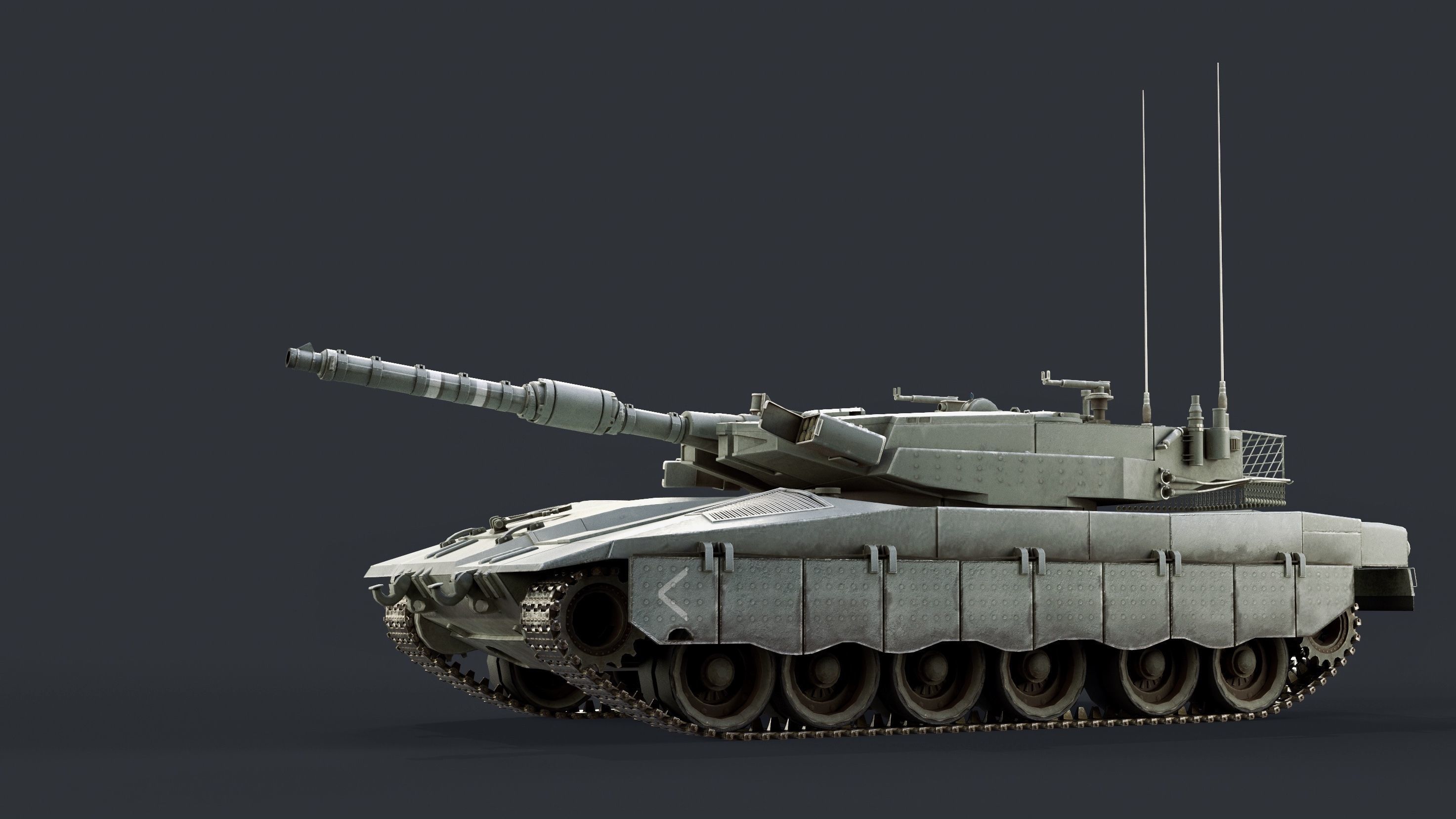 3D model Merkava MK3 VR / AR / low-poly | CGTrader