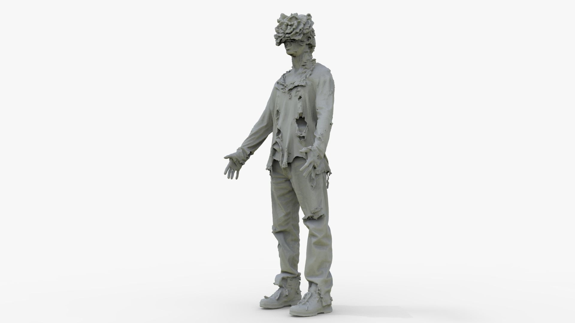 The Last of Us Clicker 3D Model 3D model 3D printable | CGTrader