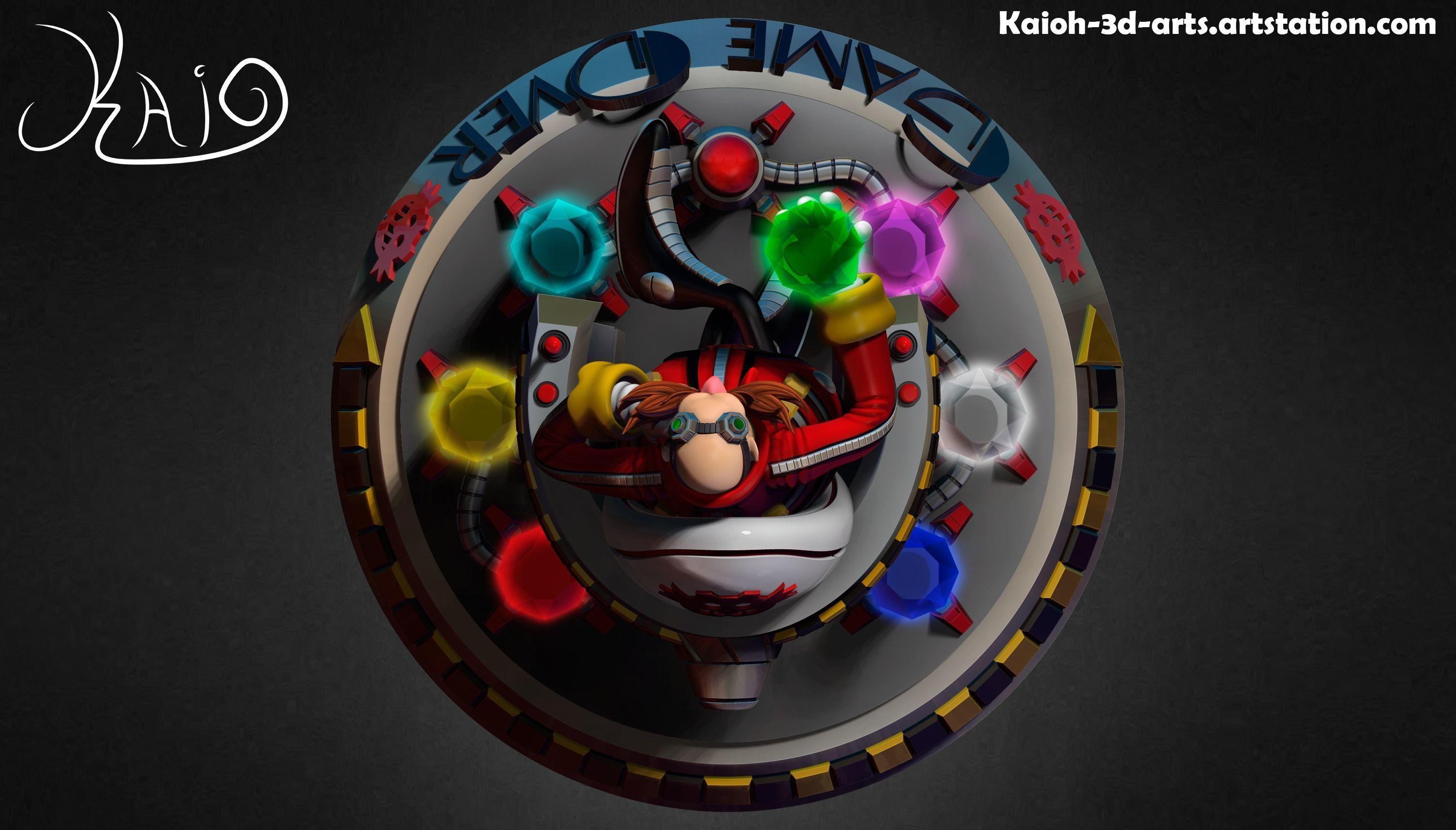 Dr Eggman - The Power to Conquer the World 3D model 3D printable | CGTrader