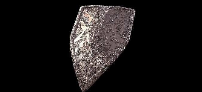 Kite Shield 2 3D model | CGTrader