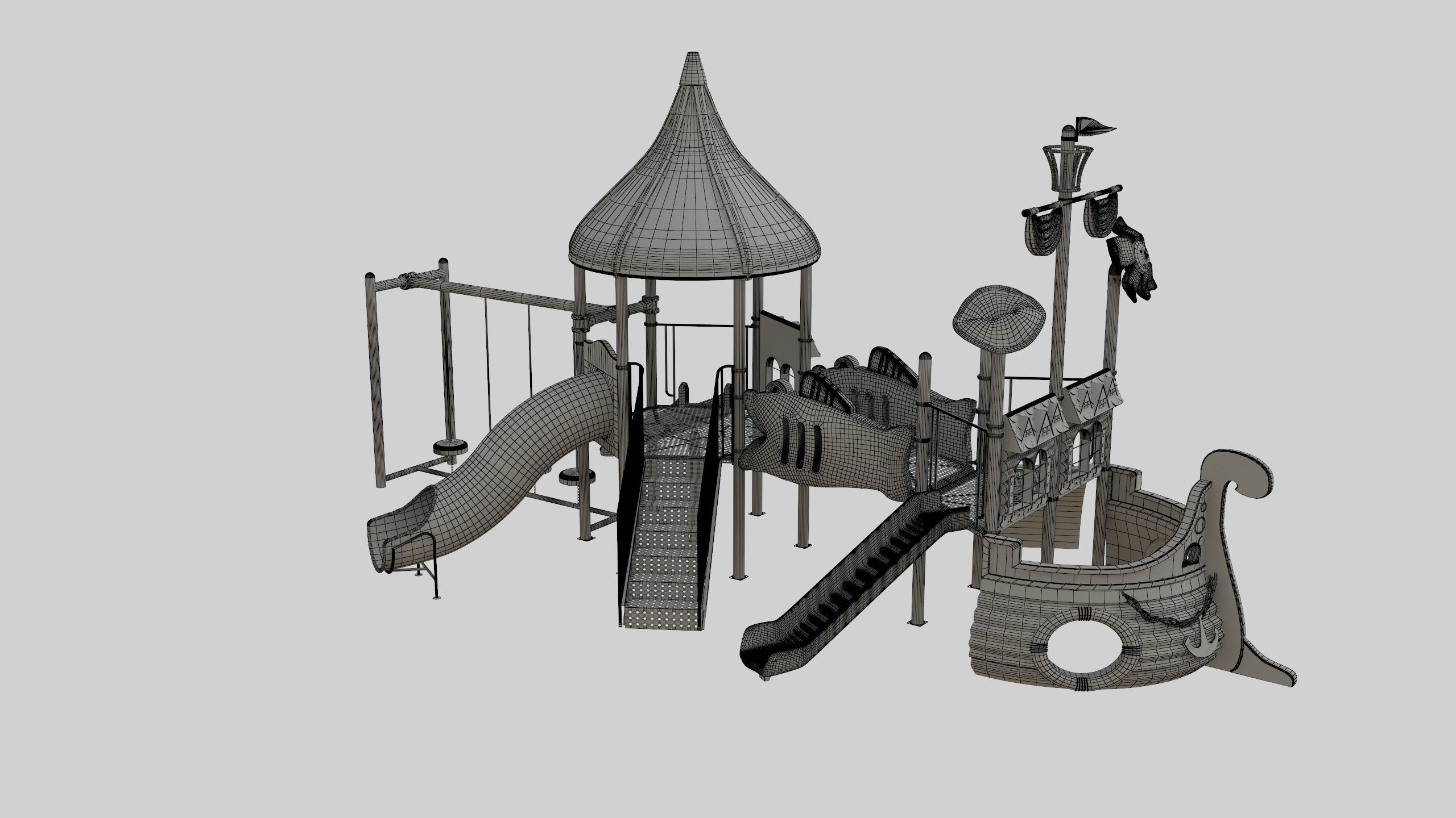 3D Ship Themed Playground Model - 05 3D model | CGTrader