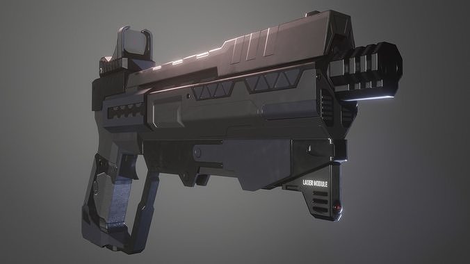 Concept Art Sci Fi Laser Gun