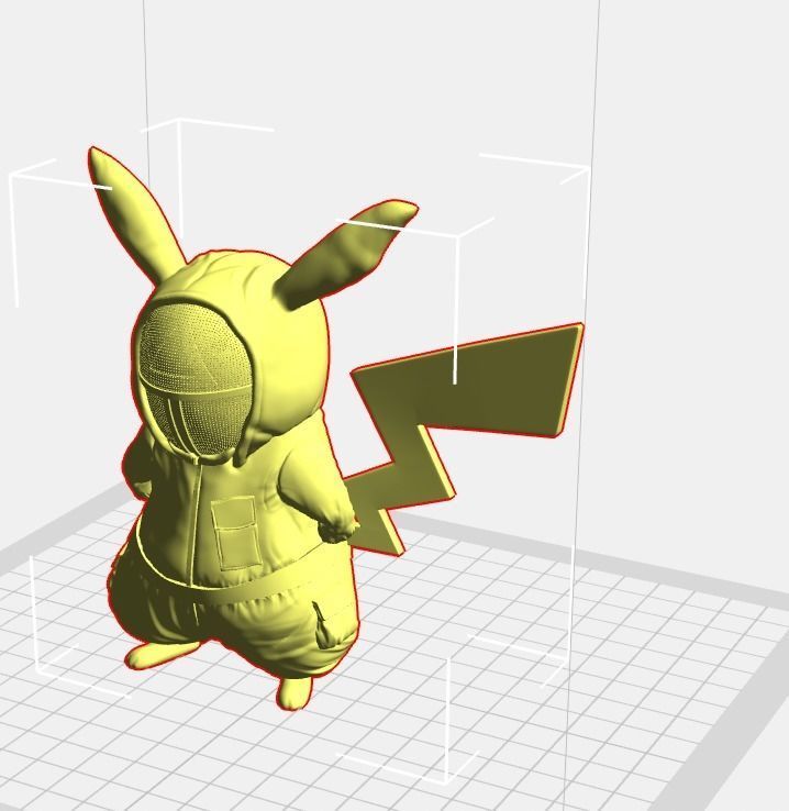 Pikachu Squid Game 3D model 3D printable | CGTrader