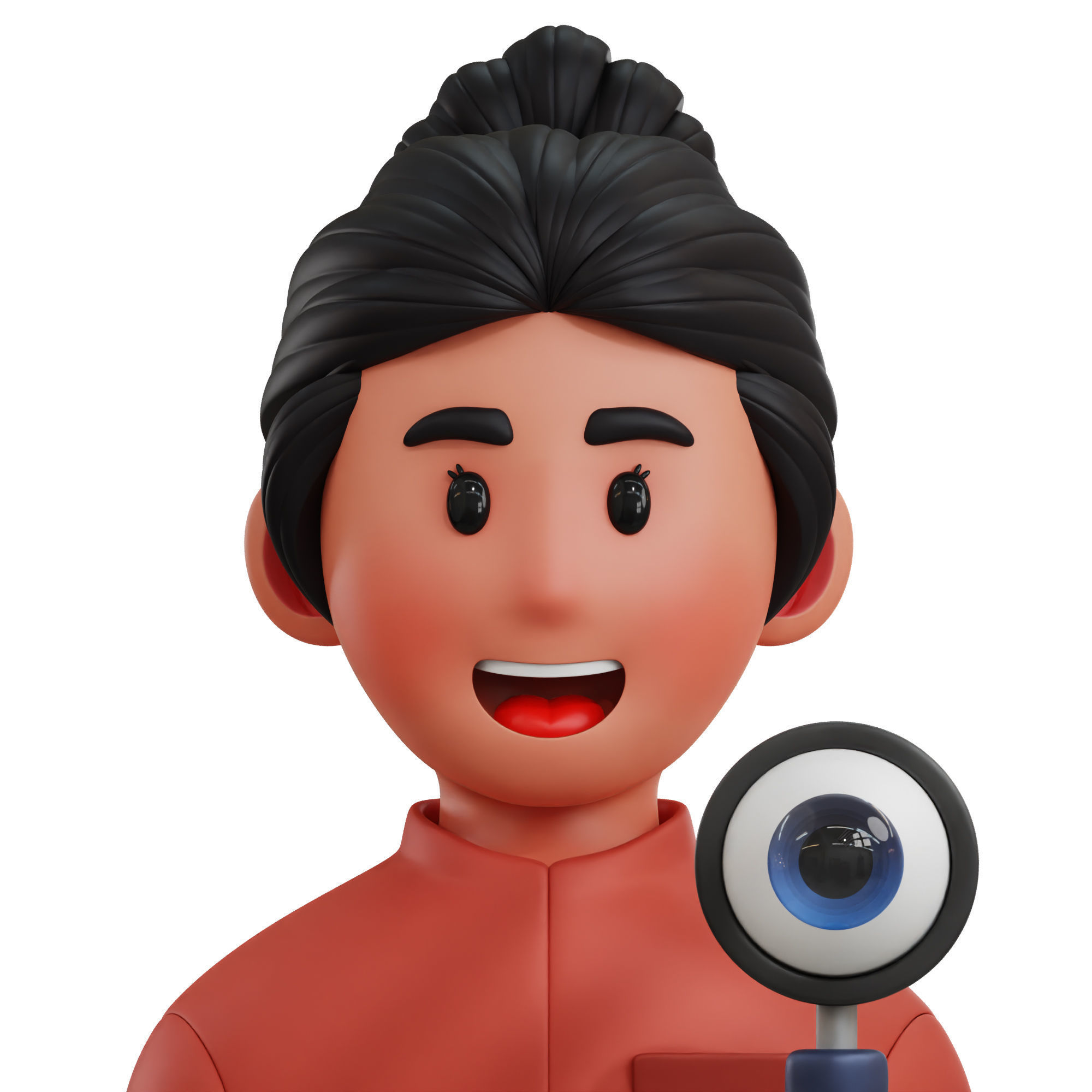 3D model Opthalmologist Avatar 3D Icon VR / AR / low-poly | CGTrader