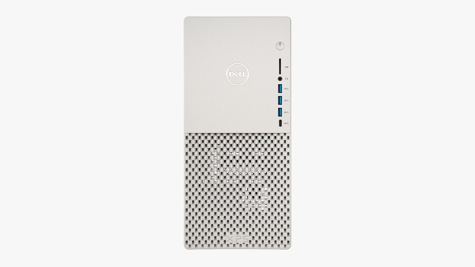 Dell XPS 8940 Desktop White 3D model | CGTrader
