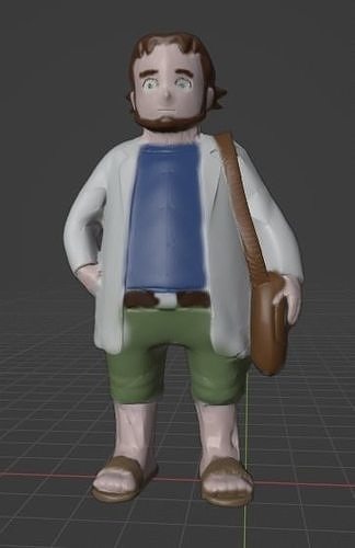 Professor Birch 3D model 3D printable | CGTrader