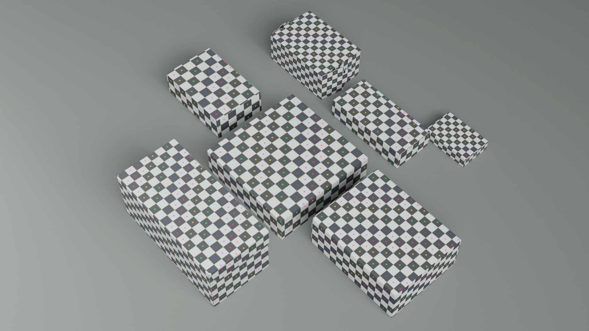 Packaging boxes 3D model | CGTrader