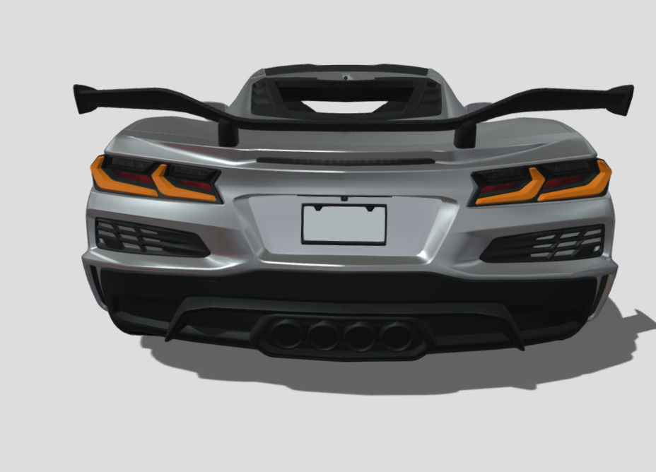 Chevrolet Corvette C8 Z06 3D model | CGTrader