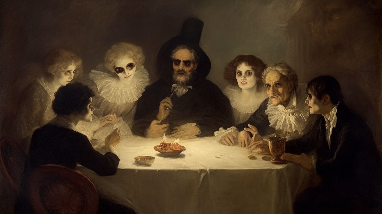 14 horror paintings 3D model | CGTrader