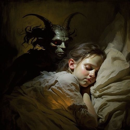 14 horror paintings 3D model | CGTrader