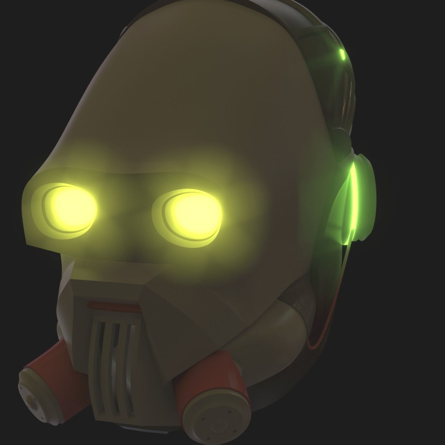 Half Life 2 Elite Civil Protection Helmet for Cosplay 3D model 3D ...