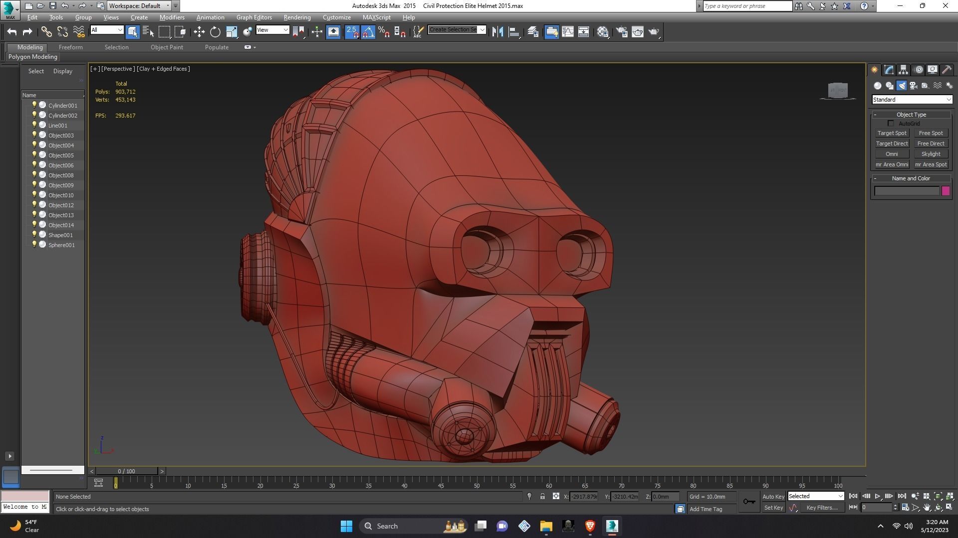 Half Life 2 Elite Civil Protection Helmet for Cosplay 3D model 3D ...