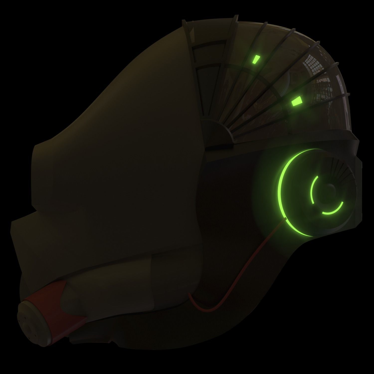 Half Life 2 Elite Civil Protection Helmet for Cosplay 3D model 3D ...