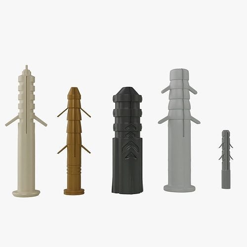 Plastic Plug Pack 3D model | CGTrader