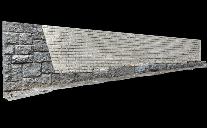 exterior wall highpoly 3D model | CGTrader