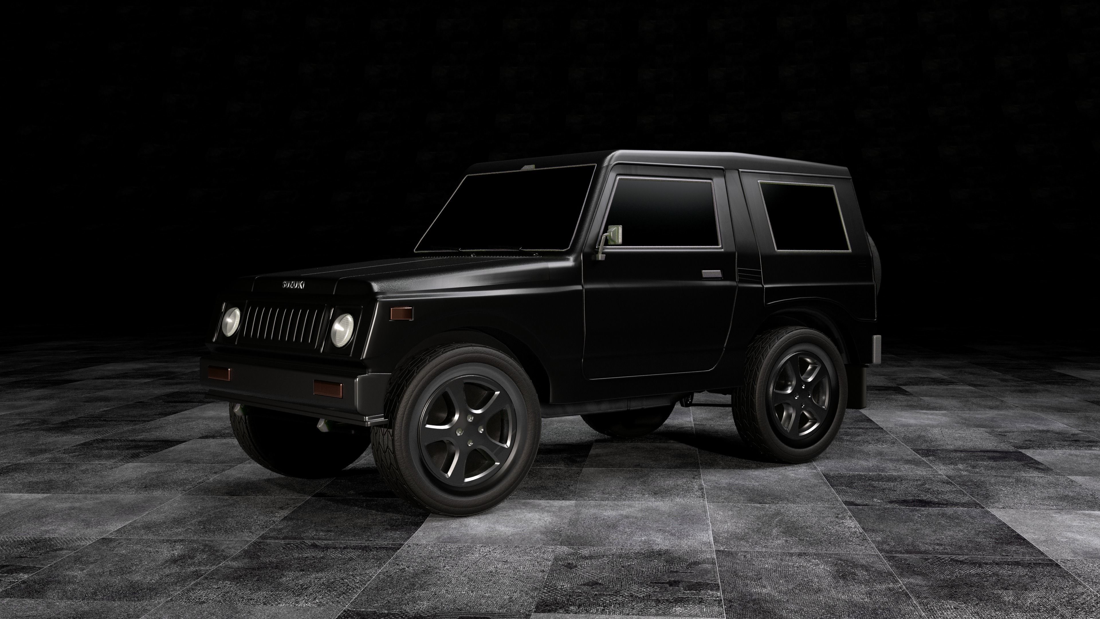 suzuki jeep free 3D model | CGTrader