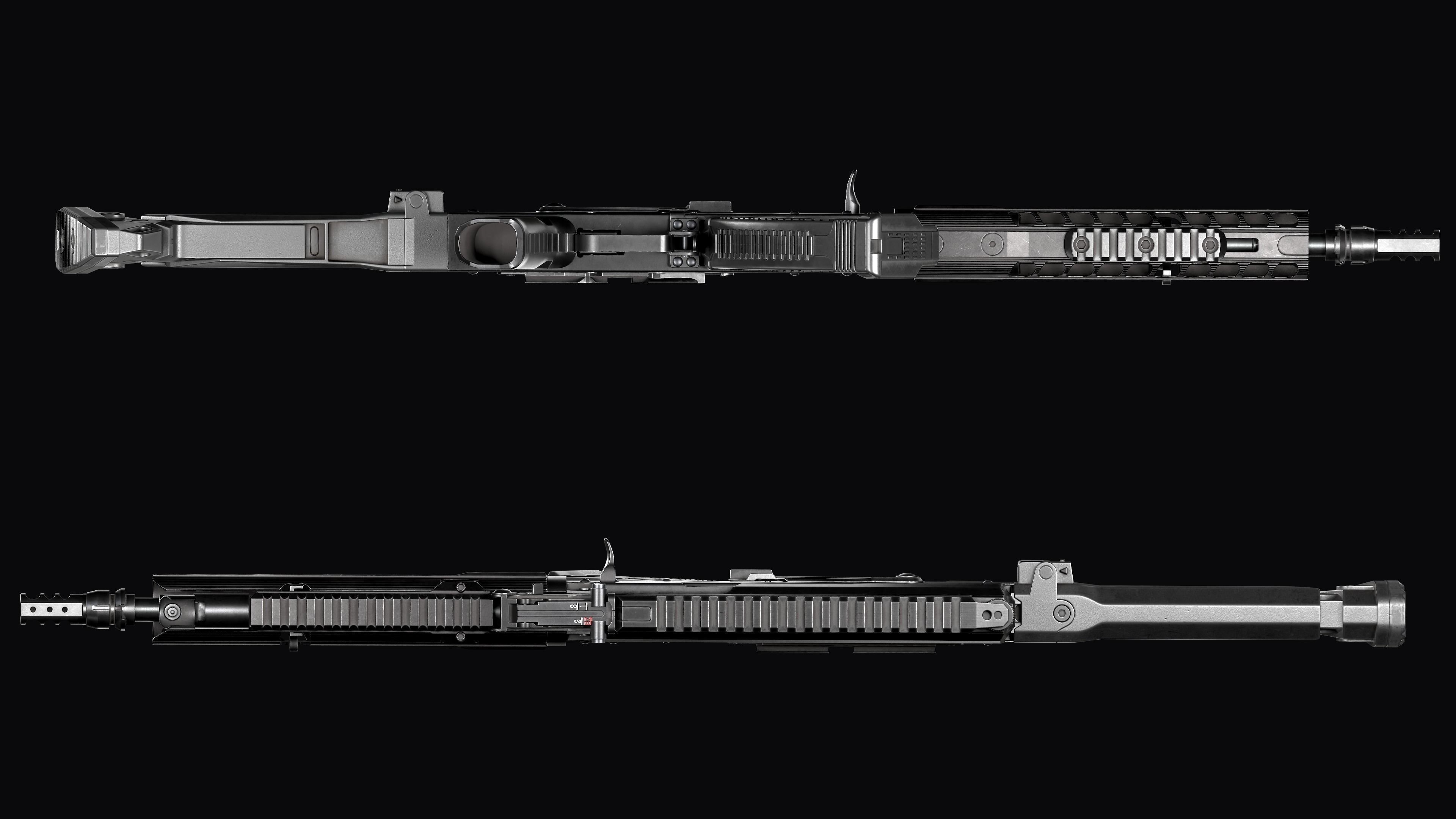 3D model Modular assault rifle Rifle Dynamics 704 AK system VR / AR ...