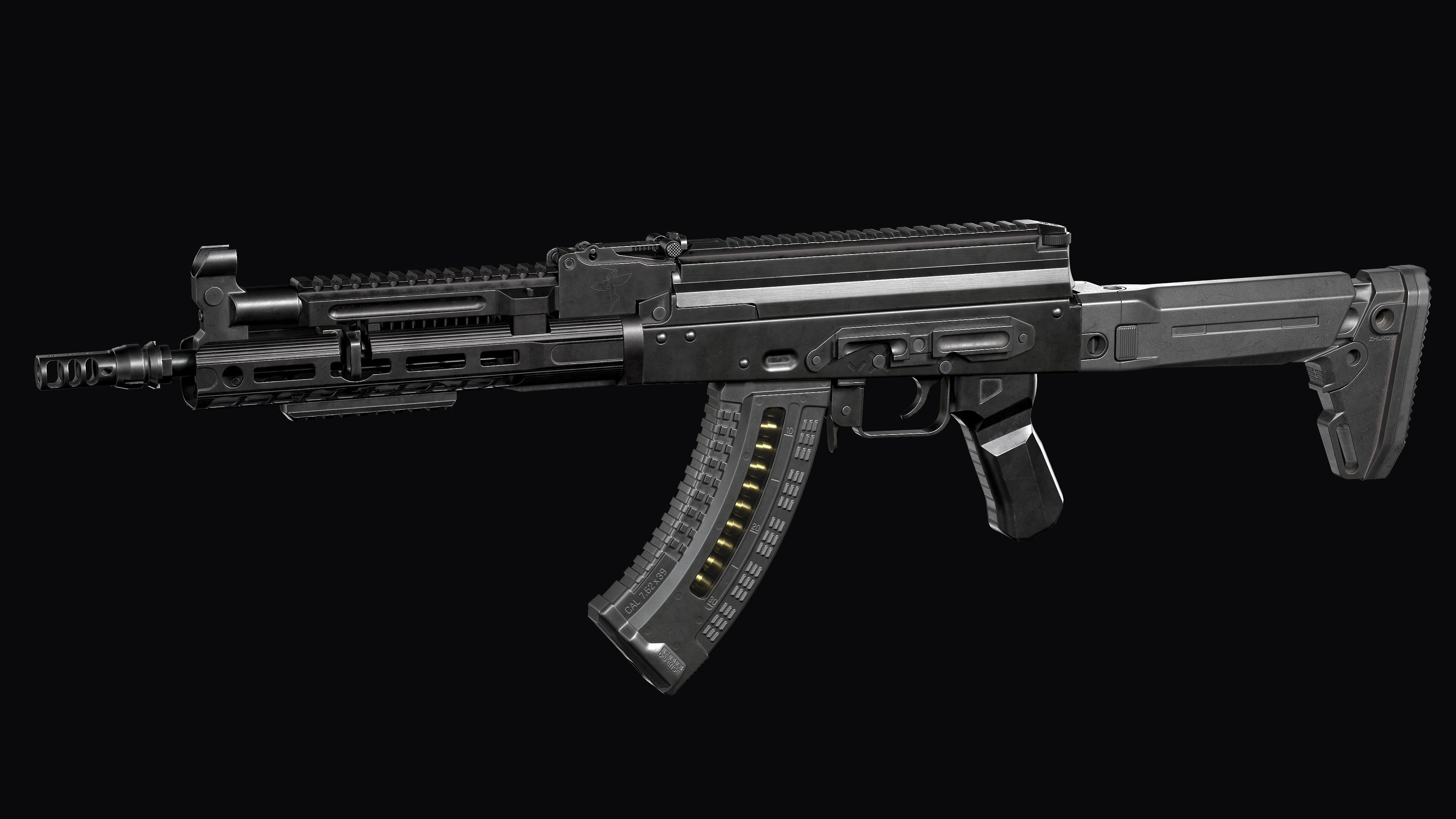 3D model Modular assault rifle Rifle Dynamics 704 AK system VR / AR ...
