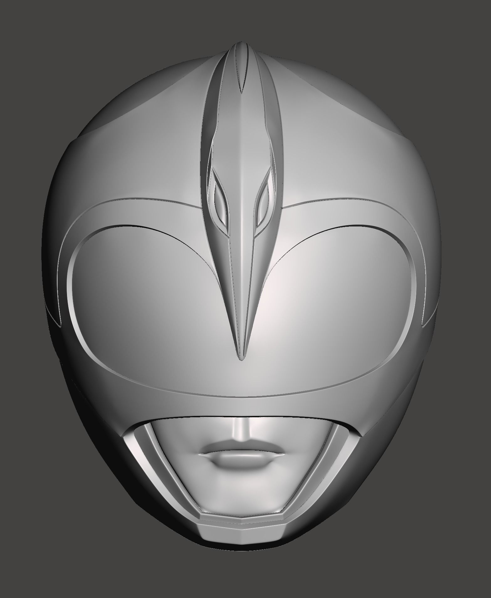 Pink Power Ranger Helmet 3D model 3D printable | CGTrader