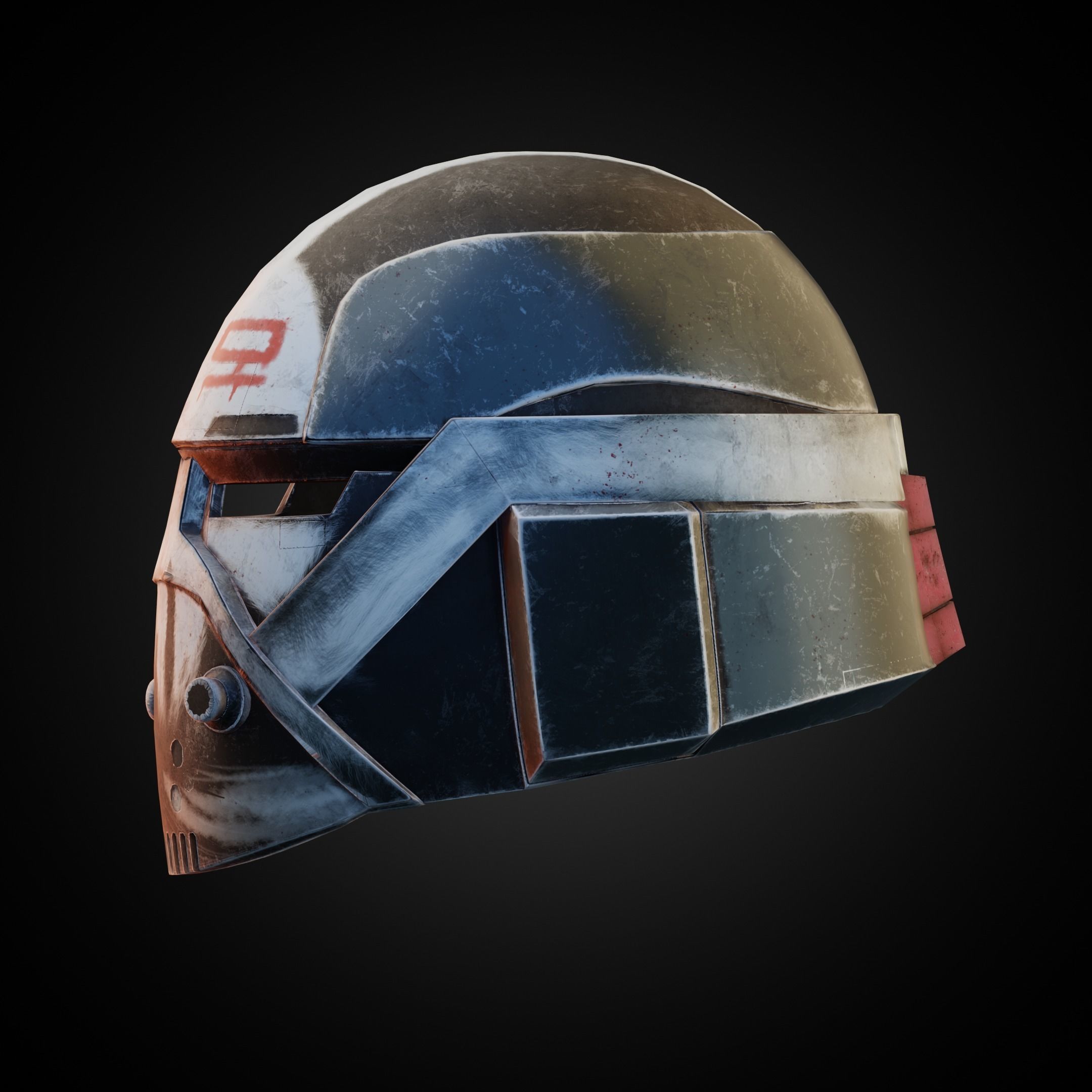 The Bad Batch Wrecker Helmet for Cosplay 3D model 3D printable | CGTrader