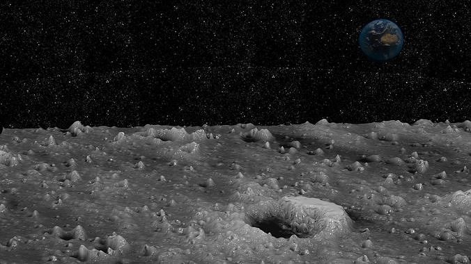 Moon Surface 3D model | CGTrader