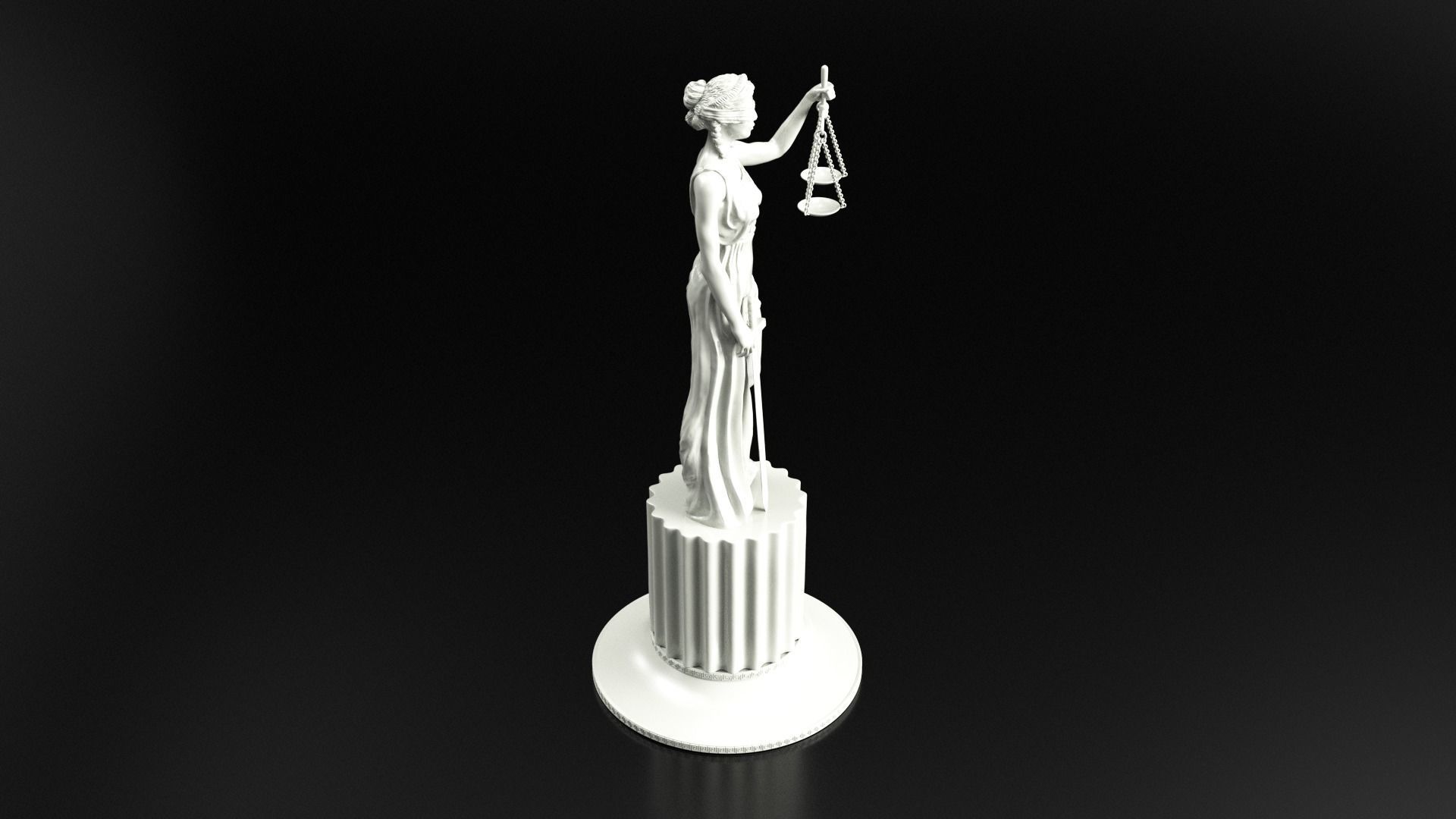 Themis femida figurine 3D model 3D printable | CGTrader