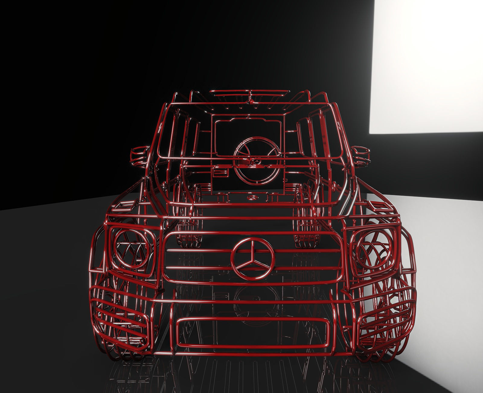 3D model MERCEDES BENZ AMG DECORATIVE OBJECT VR / AR / low-poly | CGTrader