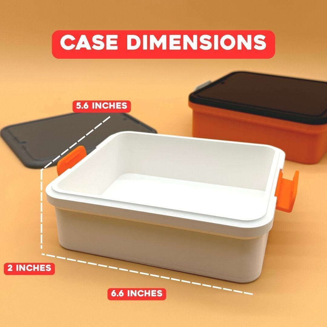 3D Printable Snap On Storage Case With Clasps 3D model 3D printable ...