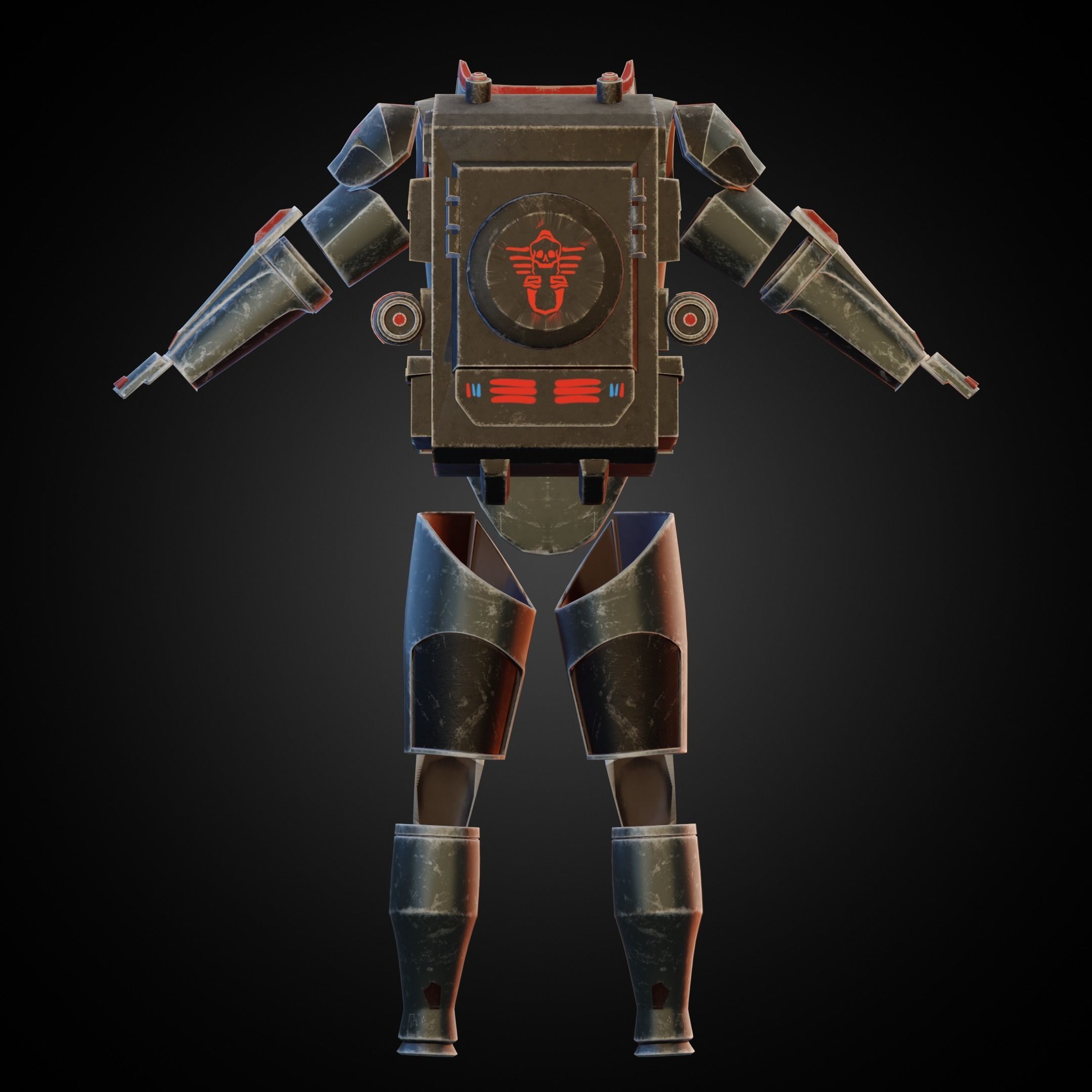 The Bad Batch Wrecker Armor for Cosplay 3D model 3D printable | CGTrader