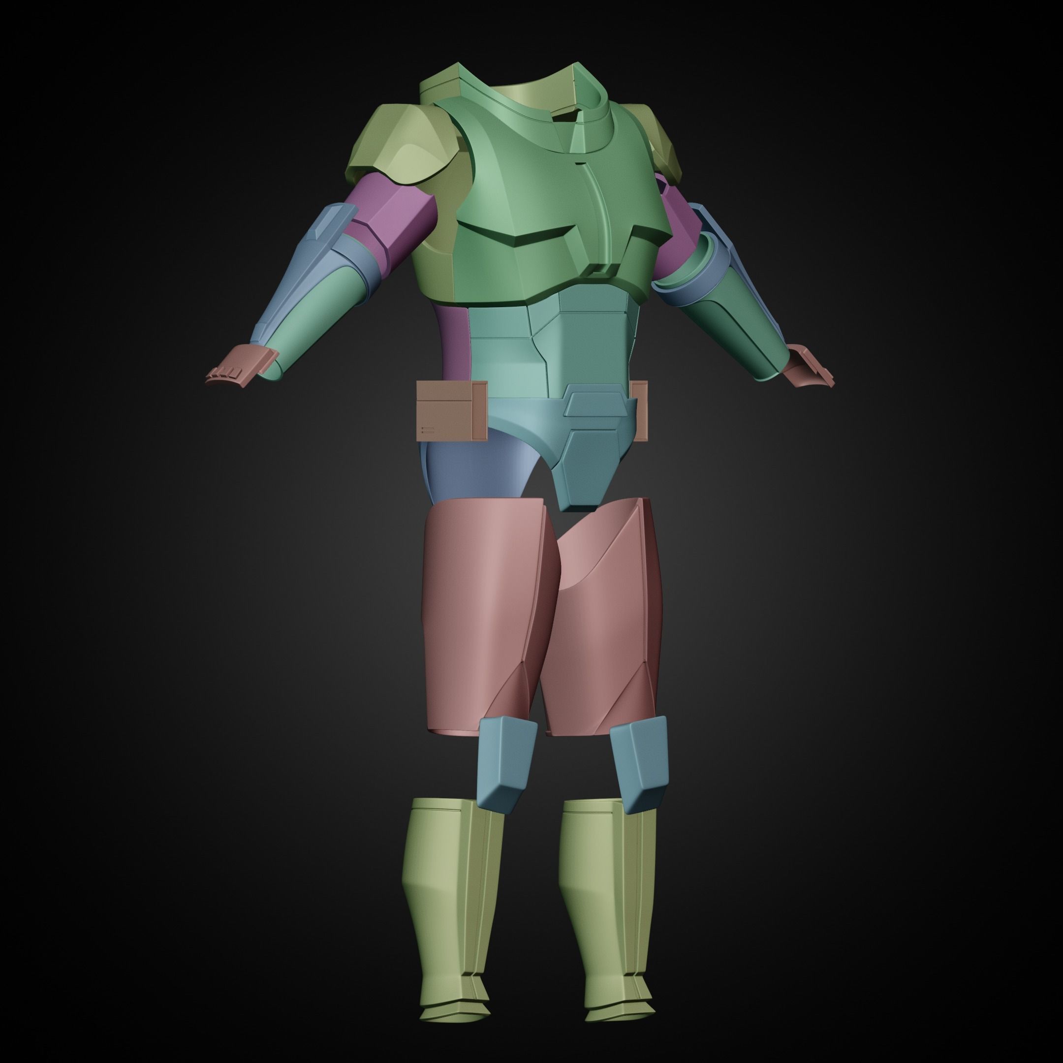 The Bad Batch Wrecker Armor for Cosplay 3D model 3D printable | CGTrader