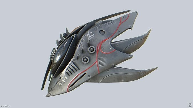 3D model Evil mech VR / AR / low-poly | CGTrader