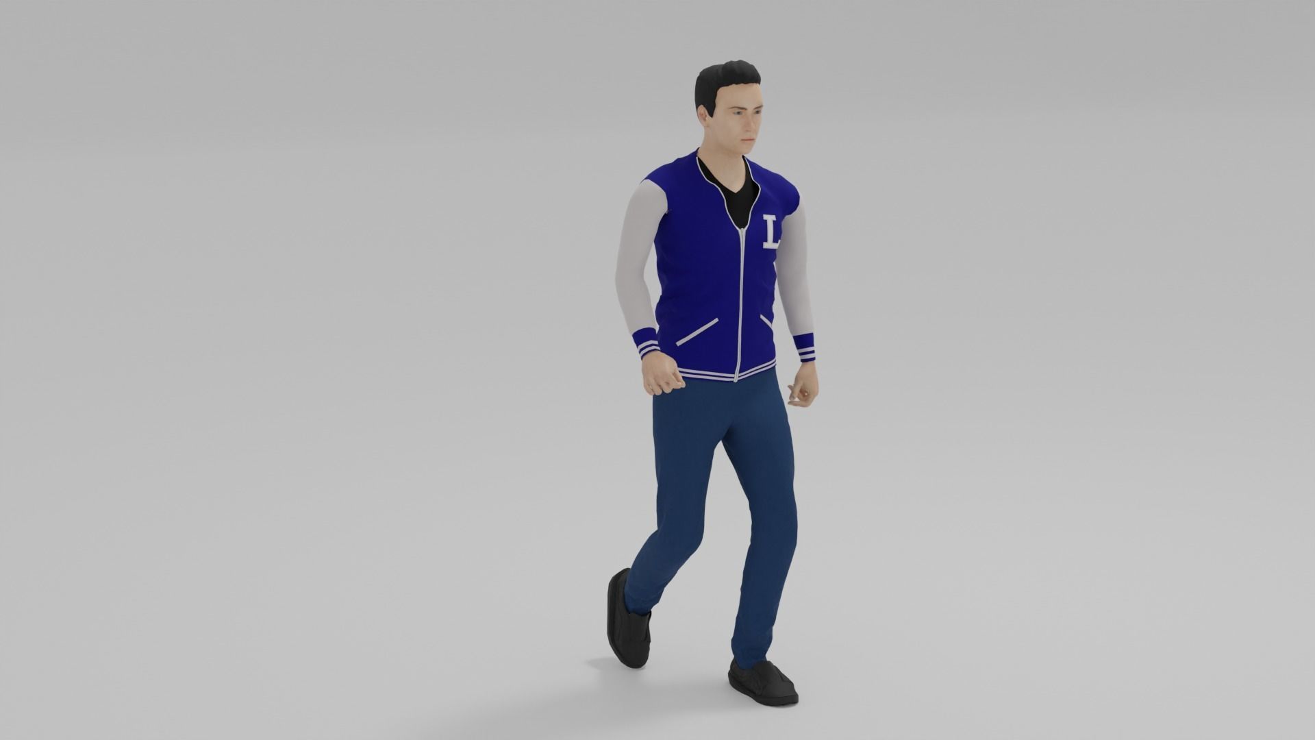 3D model Man Walk Animation VR / AR / low-poly | CGTrader