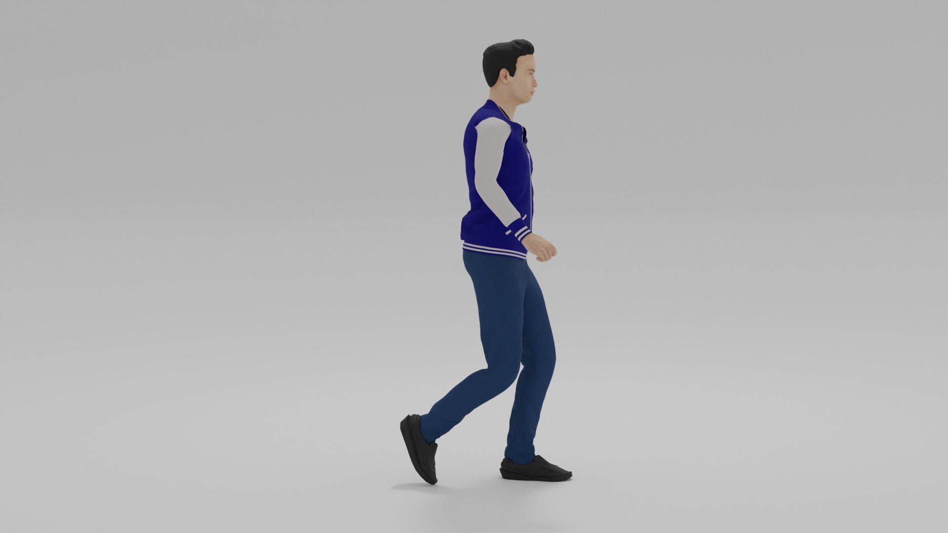 3D model Man Walk Animation VR / AR / low-poly | CGTrader