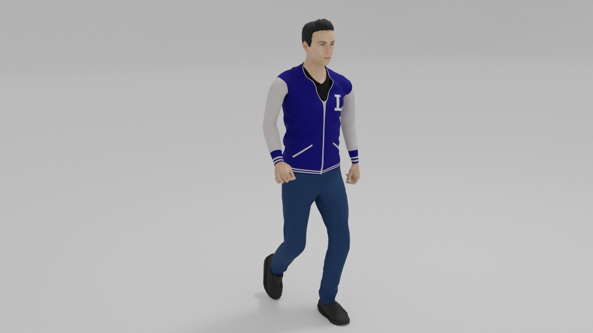 3D model Man Walk Animation VR / AR / low-poly | CGTrader