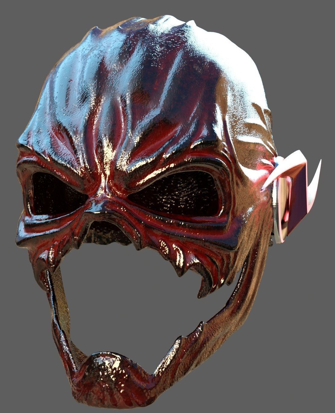dark flash helmet 3D model 3D printable | CGTrader