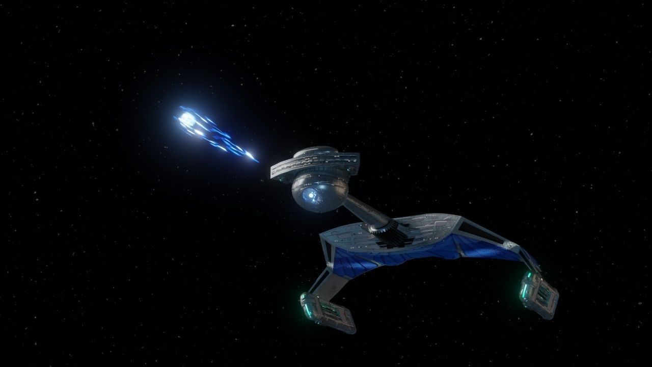 3D model Romulan Stormbird D-7 Variant Cruiser from Star Trek Lore VR ...