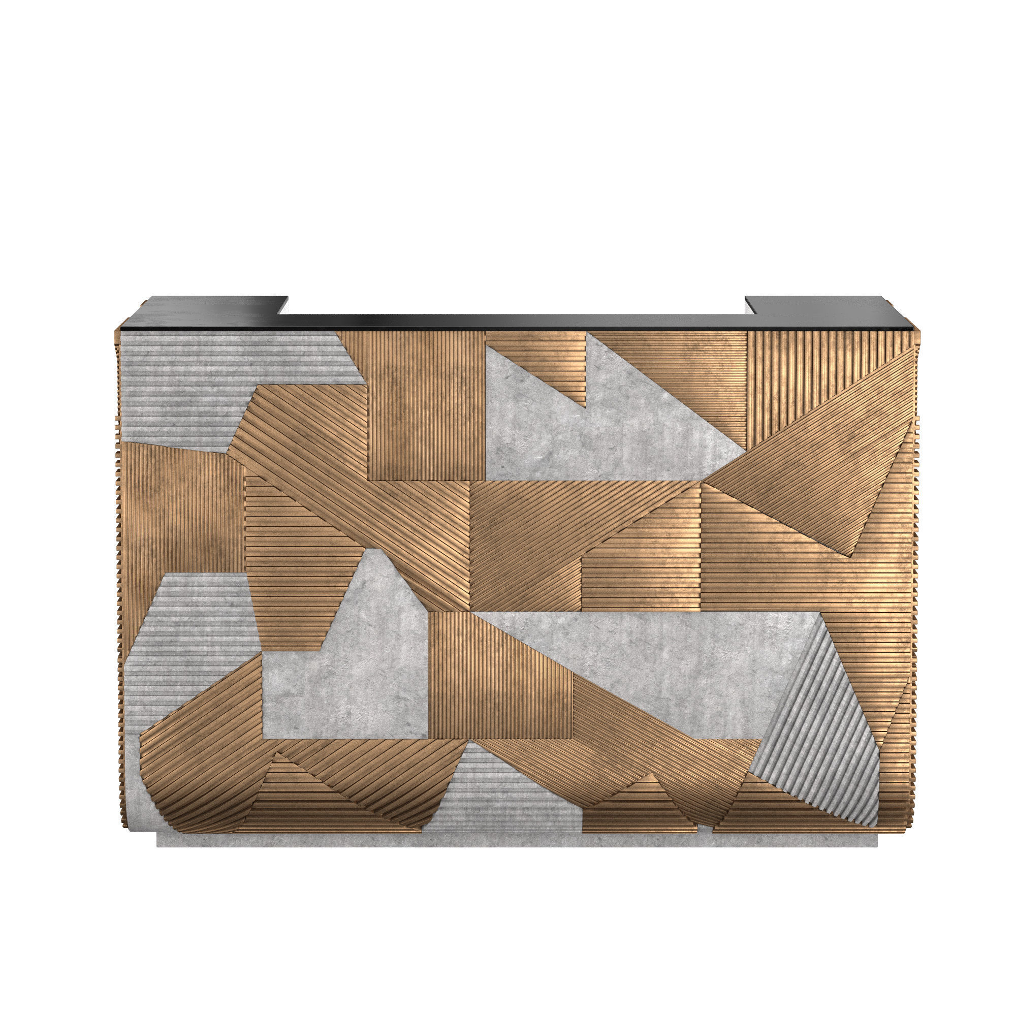 Reception lobby desk Gofra 3D model | CGTrader