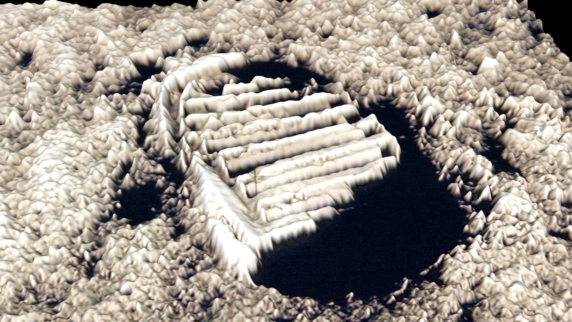 Astronauts First Footprint On The Moon 3D model | CGTrader