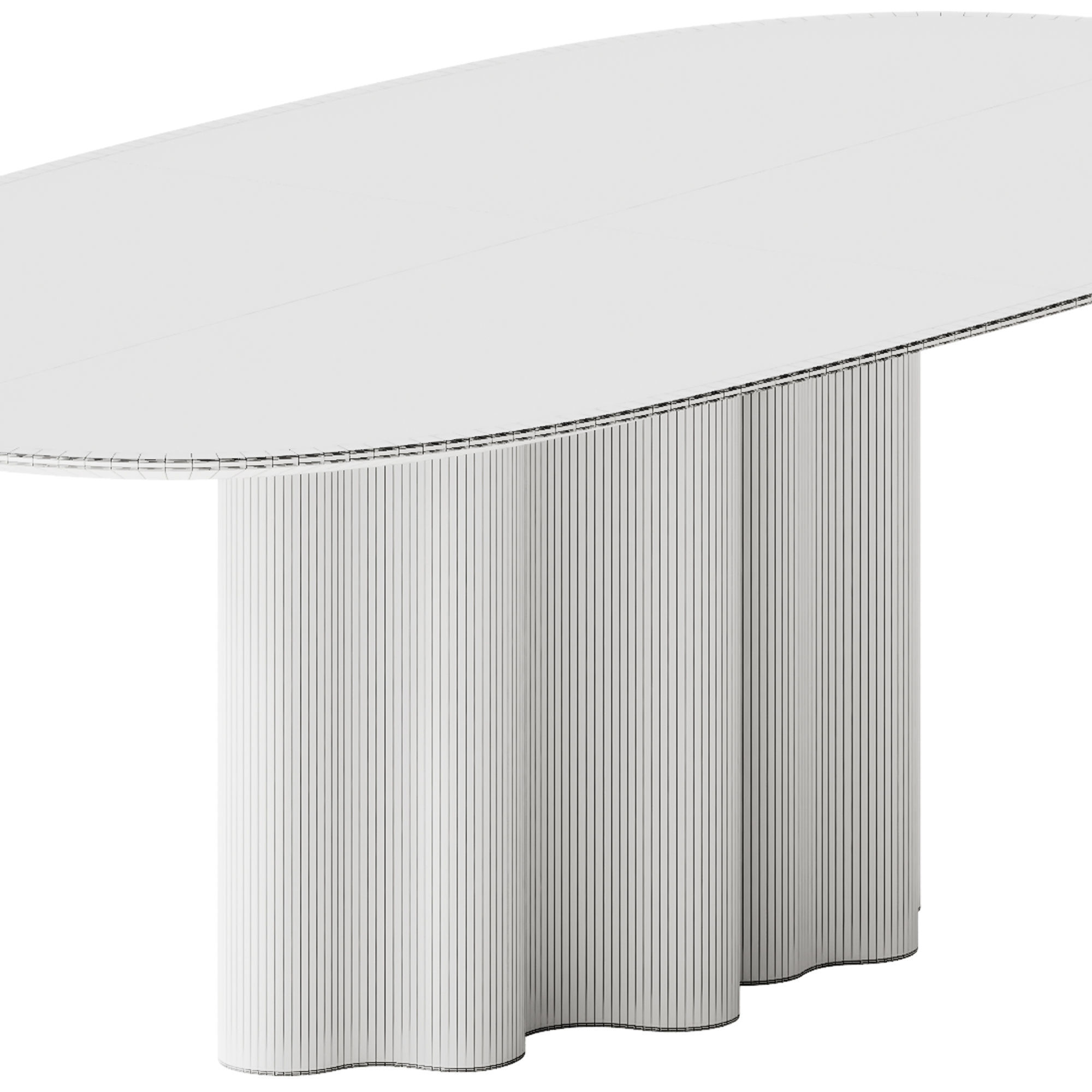 Saba Italia Teatro Magico Oval Table 3D model | CGTrader