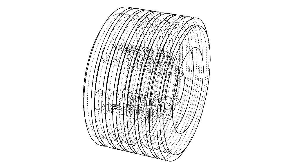 Aluminium Engine Heat Sink for RC Cars 3D model rigged | CGTrader