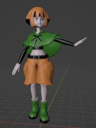 Gardenia gym leader 3D model 3D printable | CGTrader