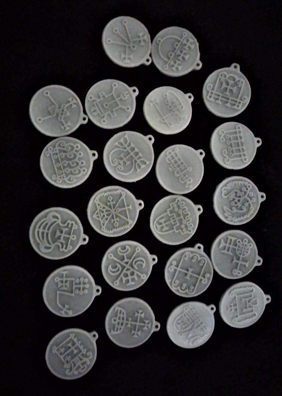 72 sigils Goetia 3D model 3D printable | CGTrader