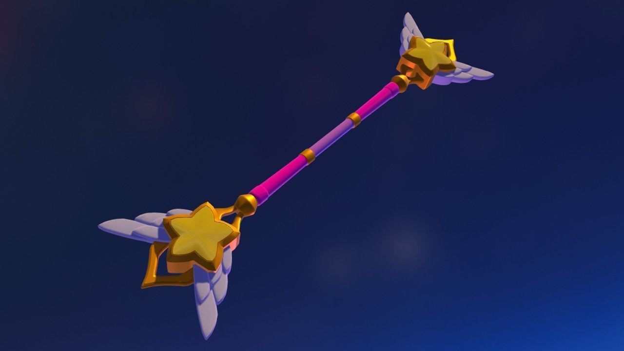 3D model Star Guardian Lux Staff VR / AR / low-poly | CGTrader