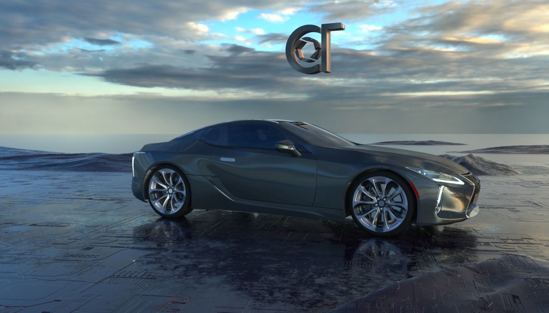Lexus LC 500 2023 3d model 3D model | CGTrader