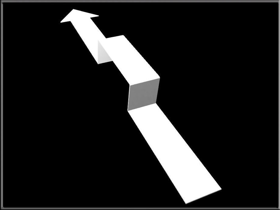 3D model Arrow Bending Over Wall VR / AR / low-poly | CGTrader