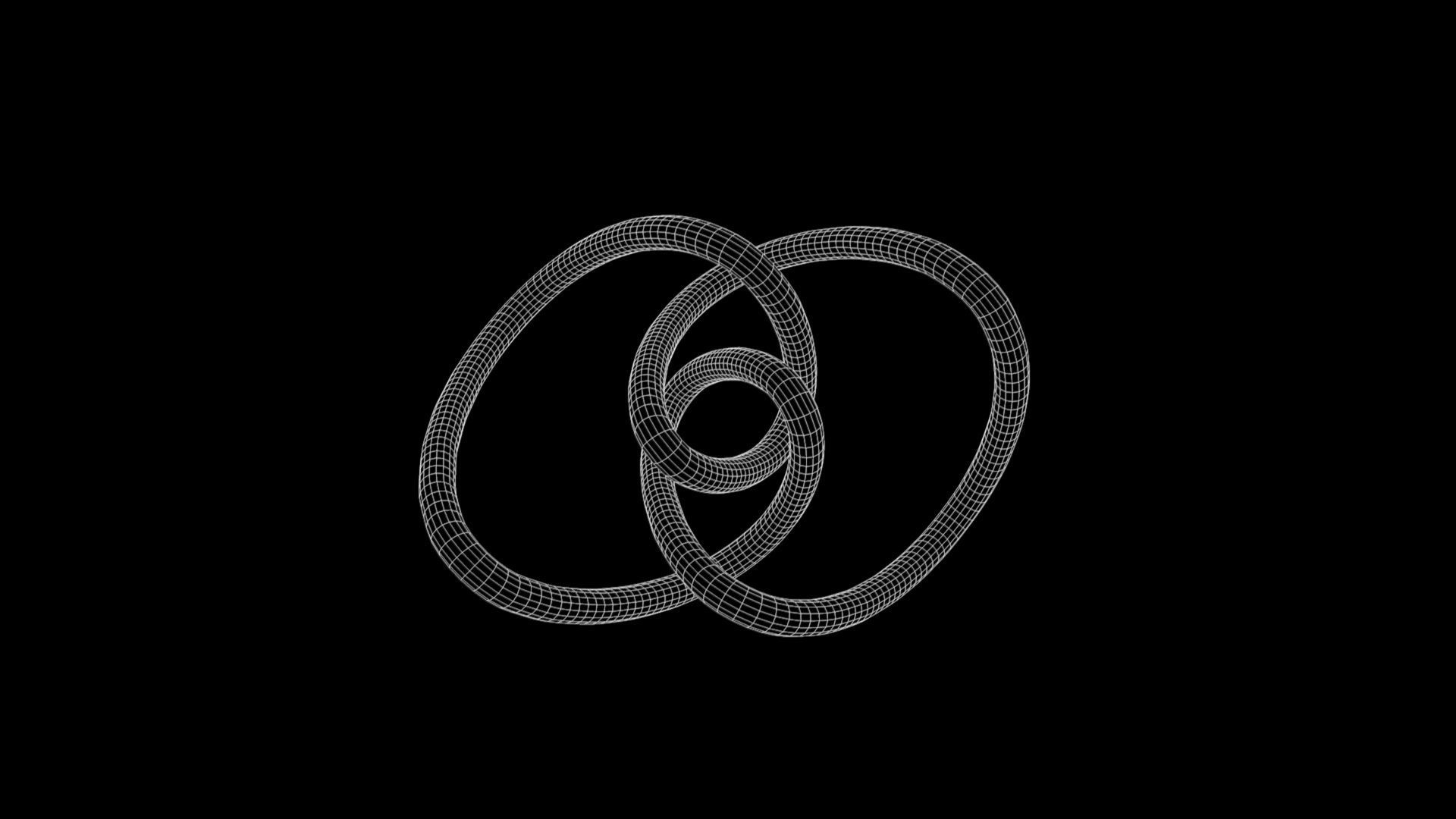 3D model Figure Eight Loop Knot VR / AR / low-poly | CGTrader