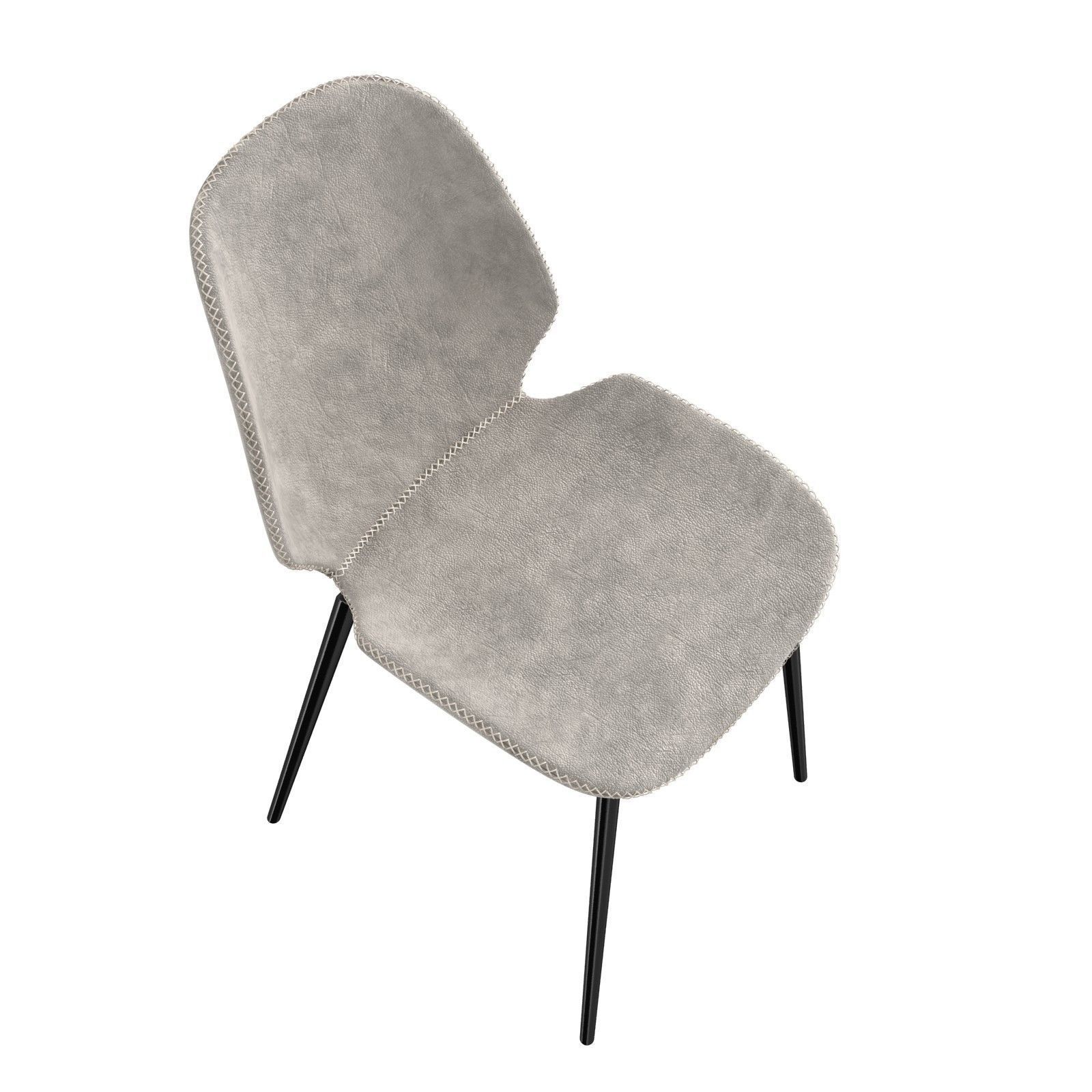 Kare design Chair Honey Moon Grey 3D model | CGTrader