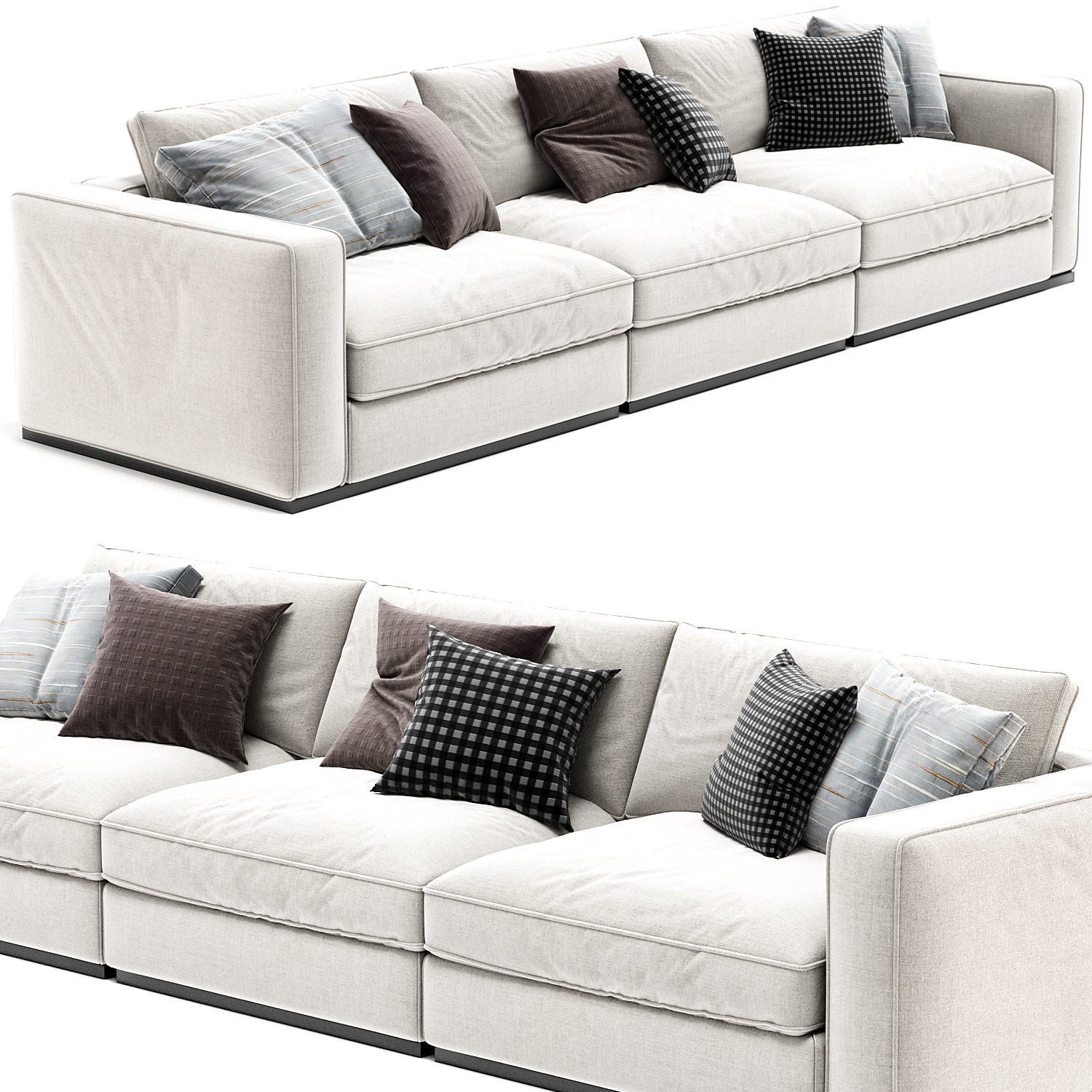 Beauty Sofa by Flexform 3D model | CGTrader